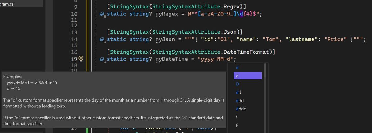 Tagged Strings In Visual Studio And NET 7